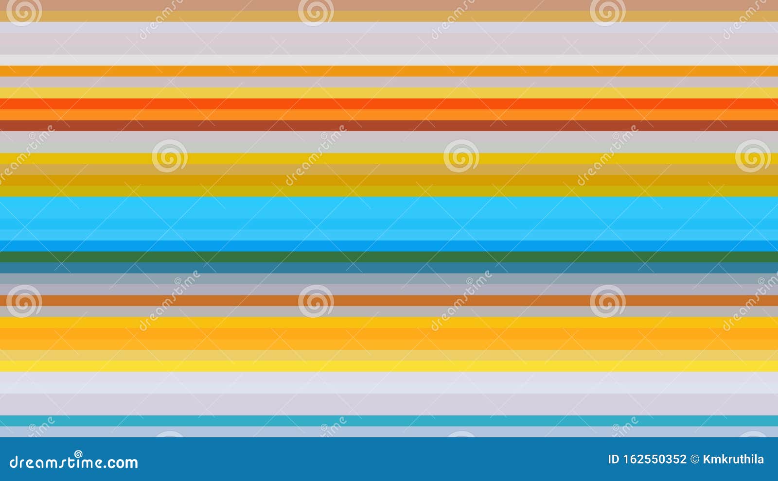 Colorful Horizontal Stripes Background Design Stock Vector ...