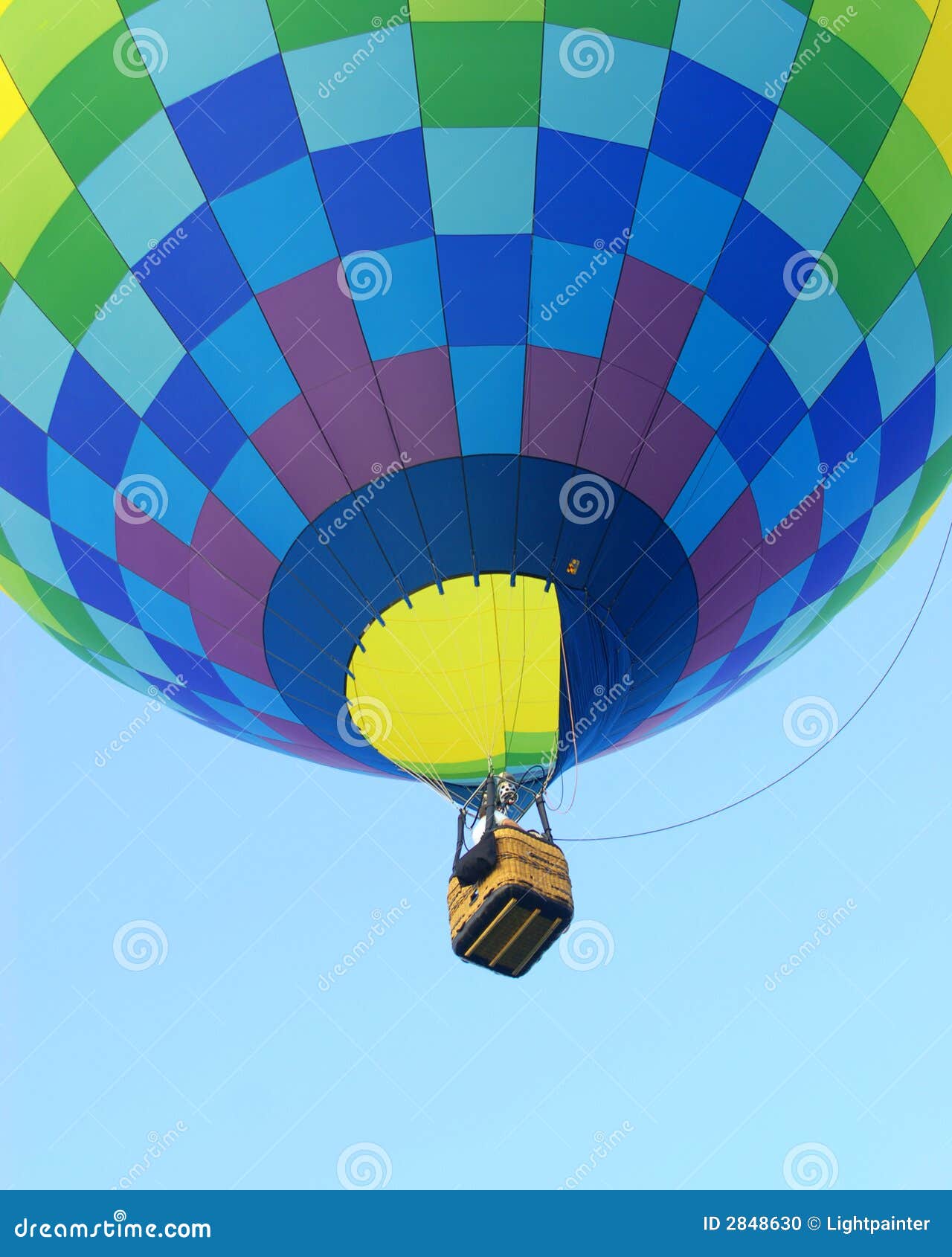 Colorful hot air balloon stock photo. Image of flight - 2848630