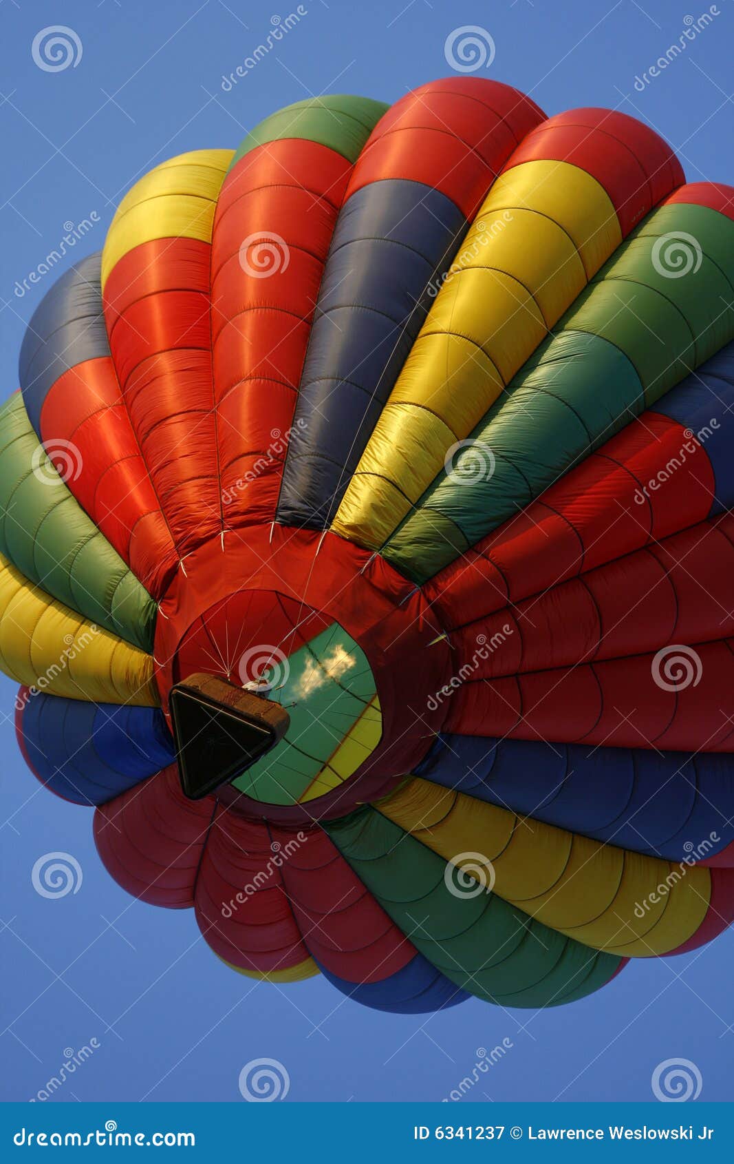 Colorful Hot Air Balloon Rising Stock Image - Image of entertainment ...