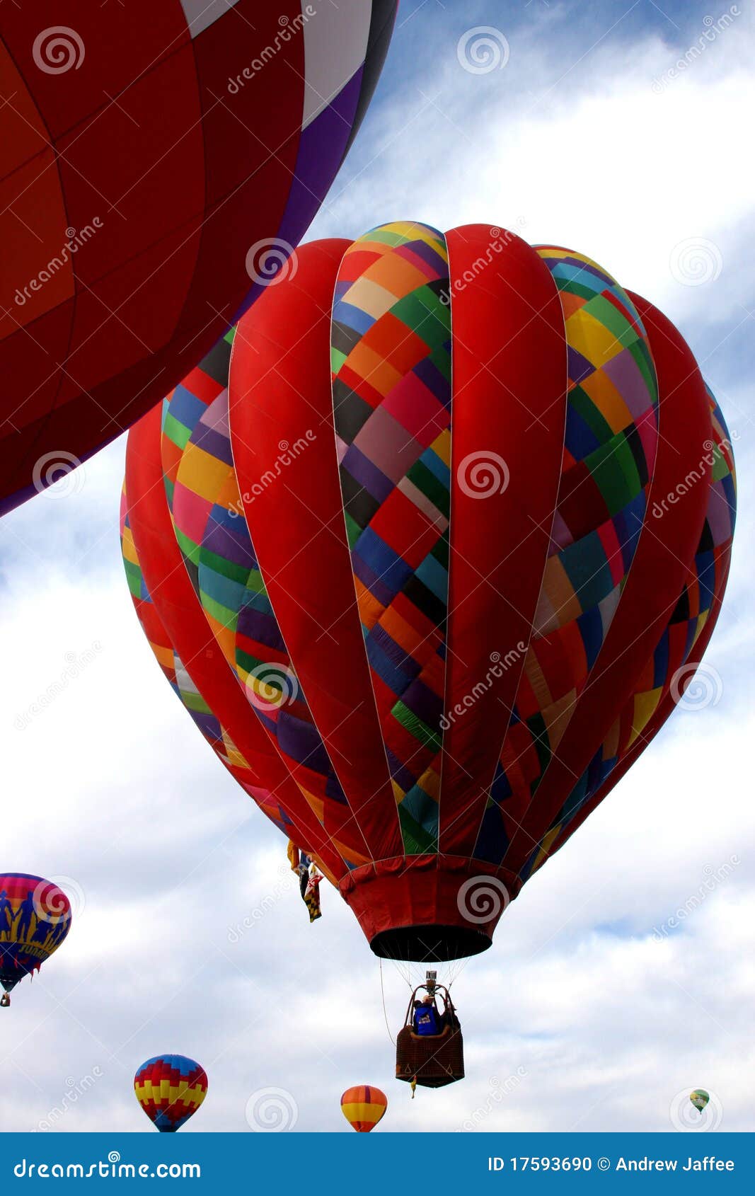 Colorful hot air balloons stock photo. Image of balloons - 17593690