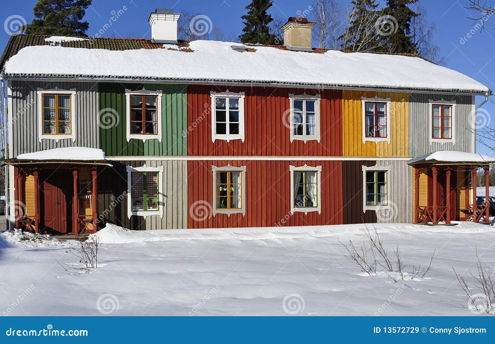 Colorful house stock image. Image of structure, natur - 13572729