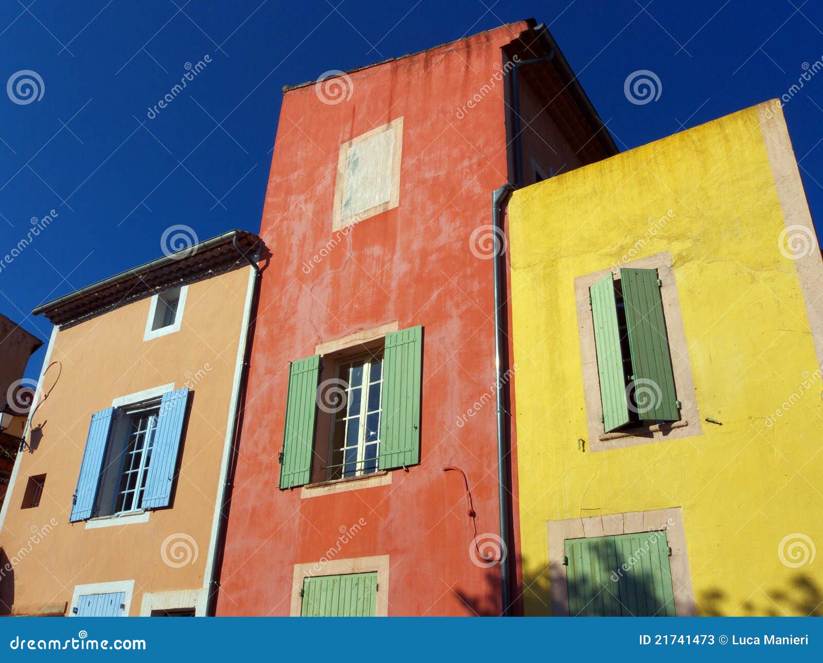 Colorful house stock image. Image of village, house, color - 21741473