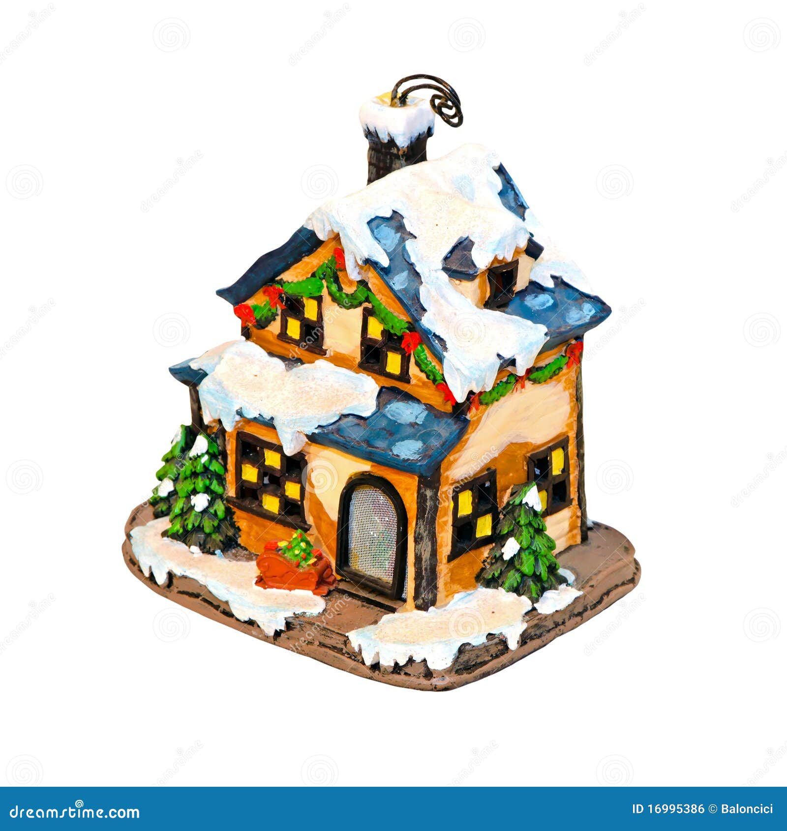 Colorful house figurine stock photo. Image of colorful - 16995386