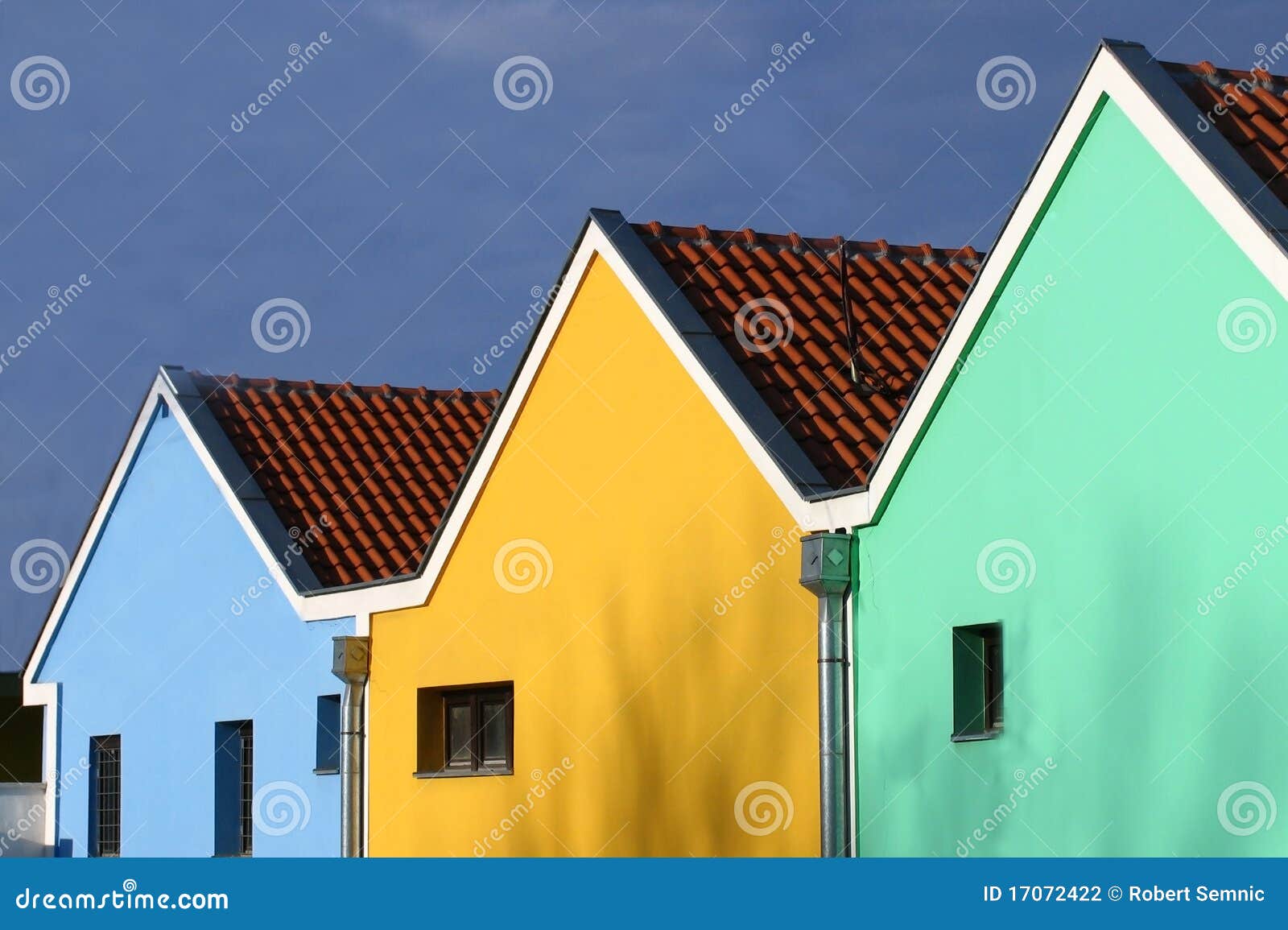 Colorful houses stock photo. Image of mortgage, lifestyle - 17072422