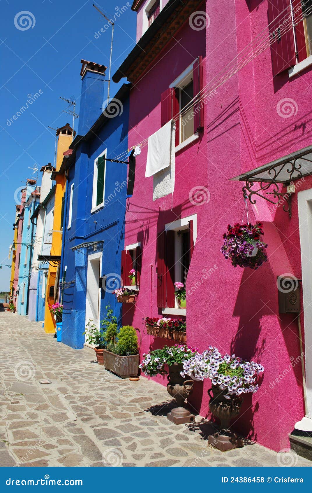 Colorful houses stock photo. Image of small, building - 24386458