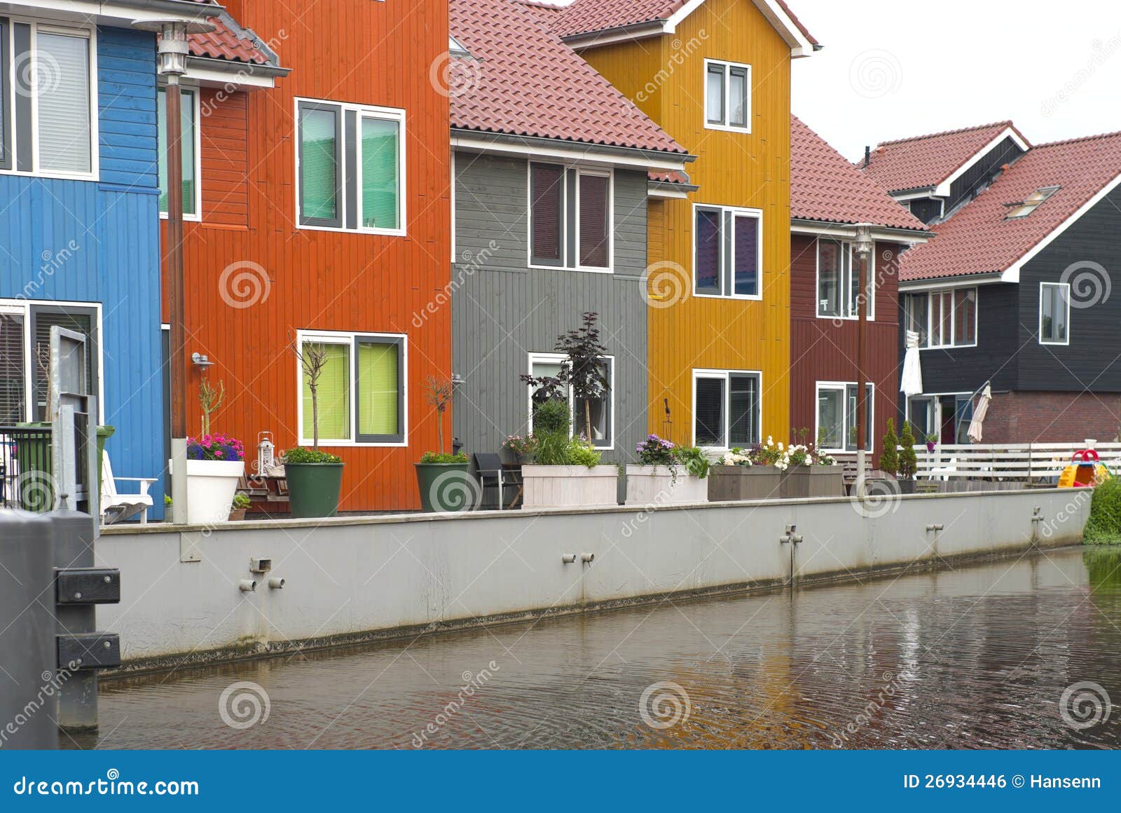 Colorful houses stock photo. Image of dutch, europe, living - 26934446