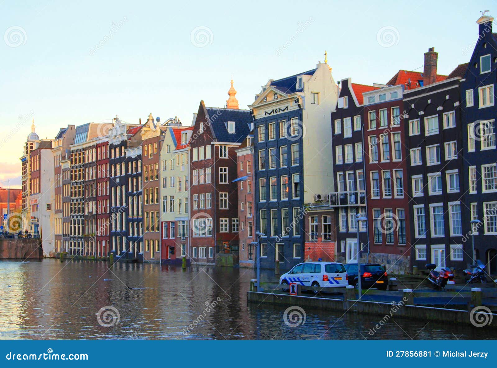 Colorful Houses in Amsterdam Editorial Photo - Image of real, smoking ...