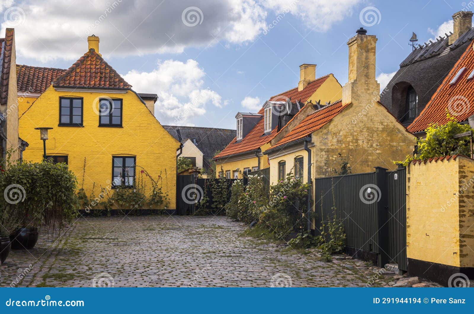 Colorful Houses in Dragor, Denmark Stock Photo - Image of travel ...