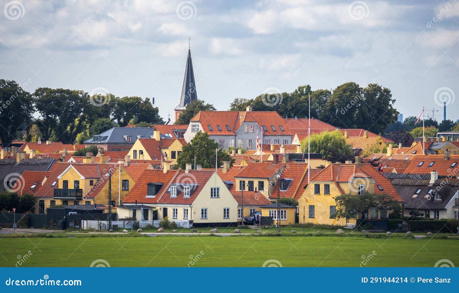 Colorful Houses in Dragor, Denmark Stock Photo - Image of outdoor ...