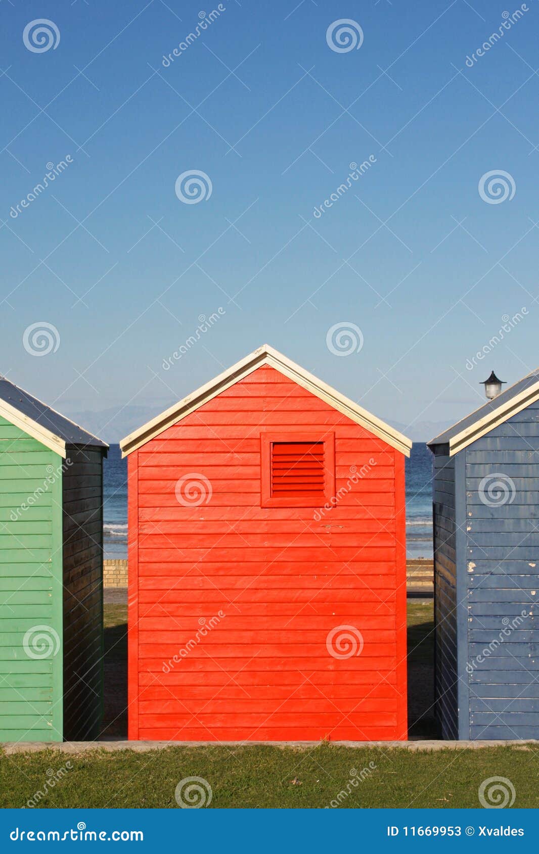 Colorful huts stock image. Image of false, blue, building - 11669953