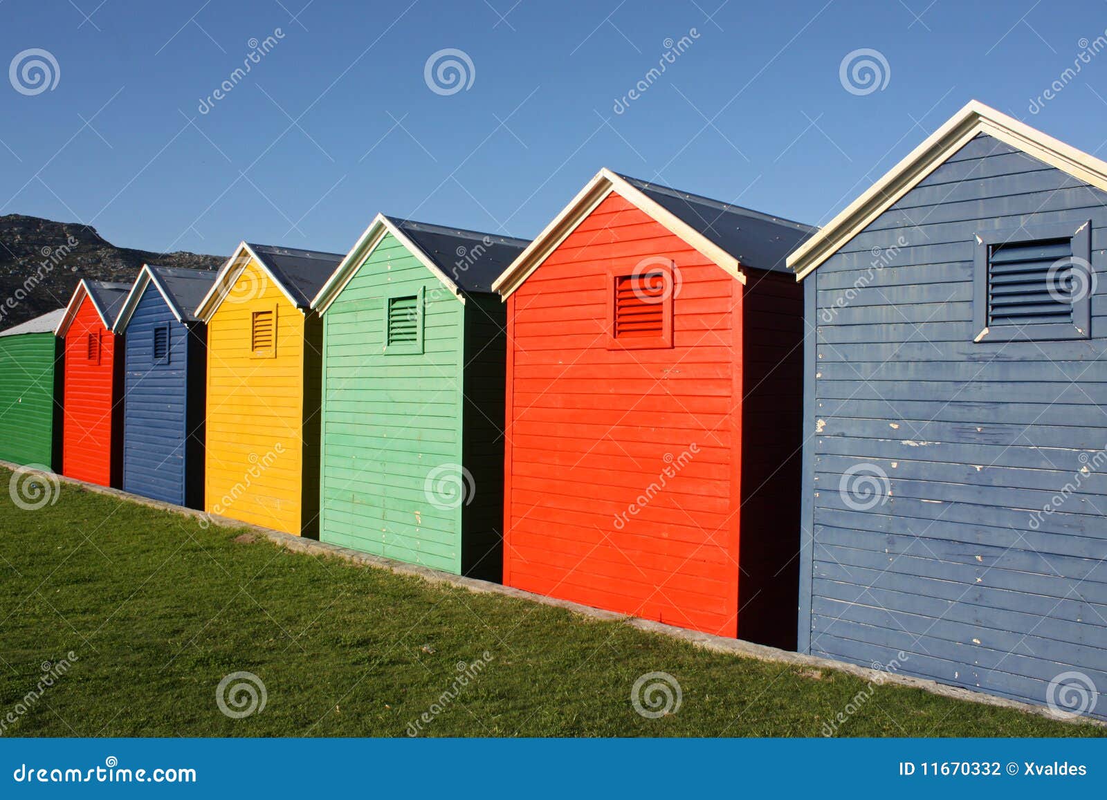 Colorful huts stock photo. Image of green, exterior, color - 11670332