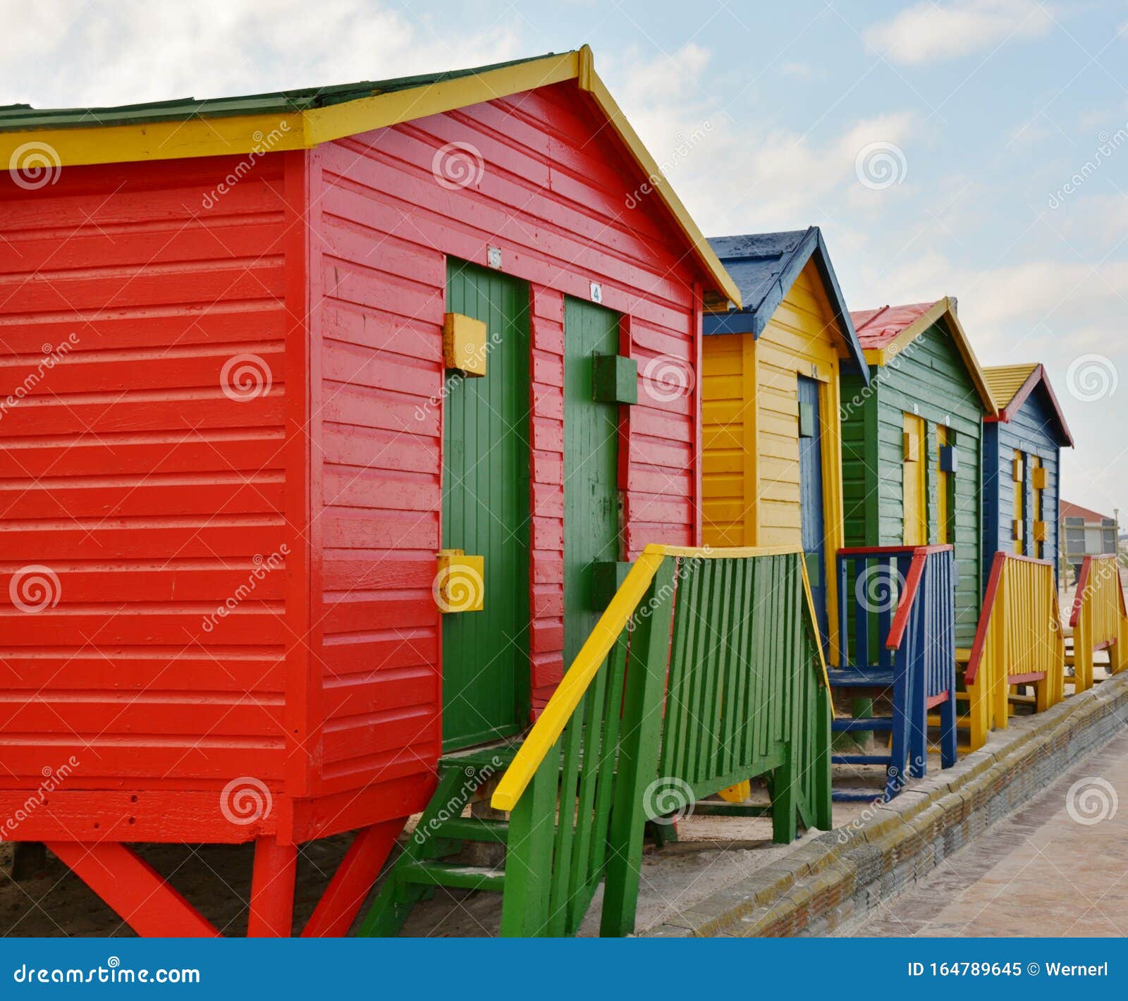 Colorful Huts stock image. Image of colorful, africa - 164789645