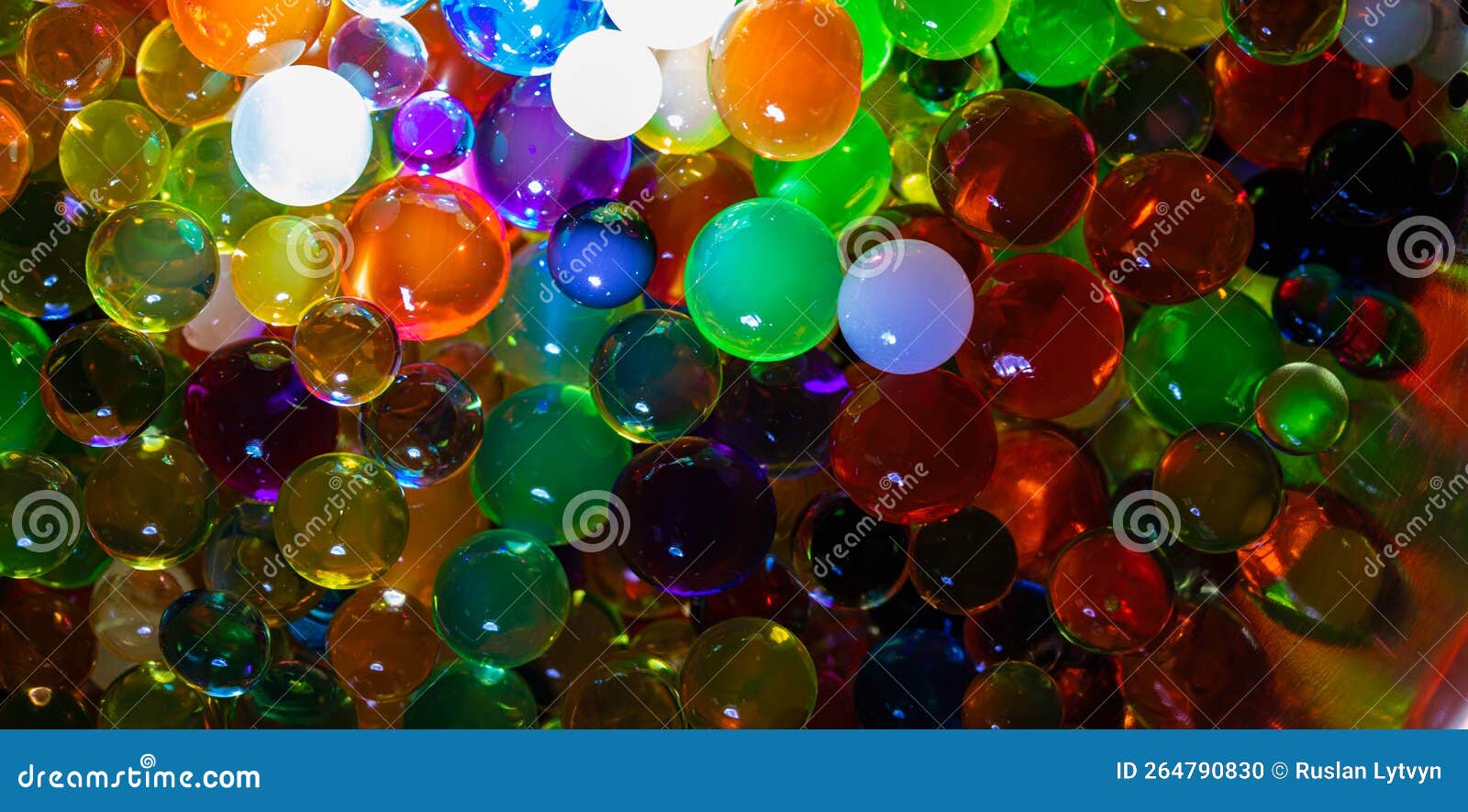 Colorful Hydrogel Balls As Textured Background Stock Photo - Image of ...
