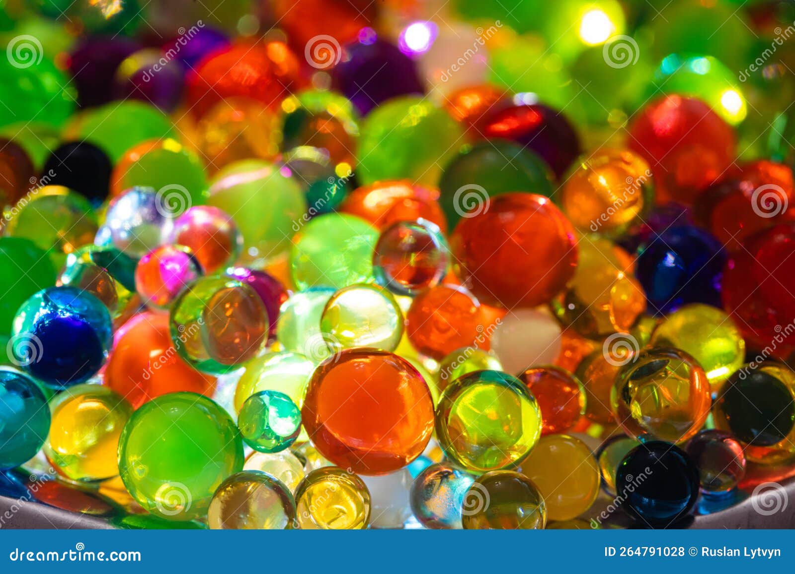 Colorful Hydrogel Balls As Textured Background Stock Photo - Image of ...