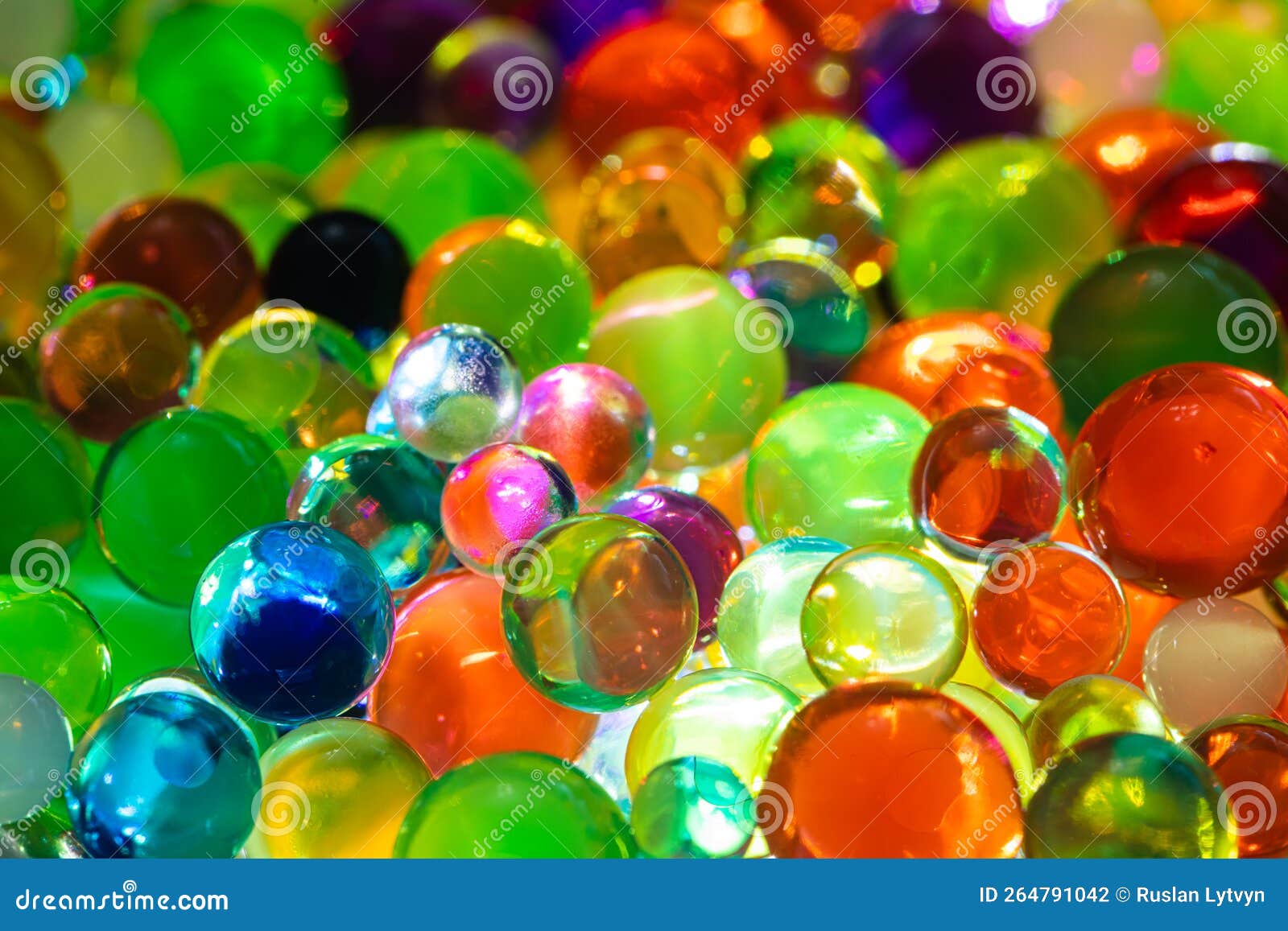 Colorful Hydrogel Balls As Textured Background Stock Photo - Image of ...