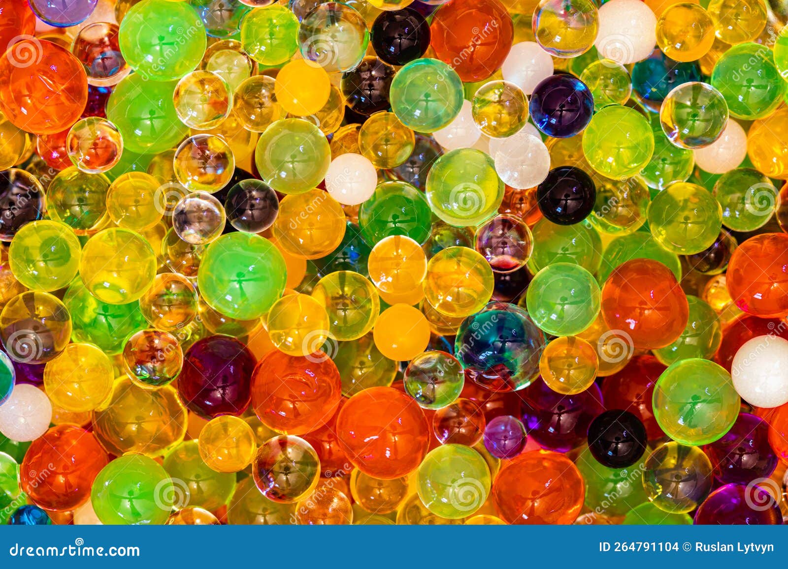 Colorful Hydrogel Balls As Textured Background Stock Photo - Image of ...