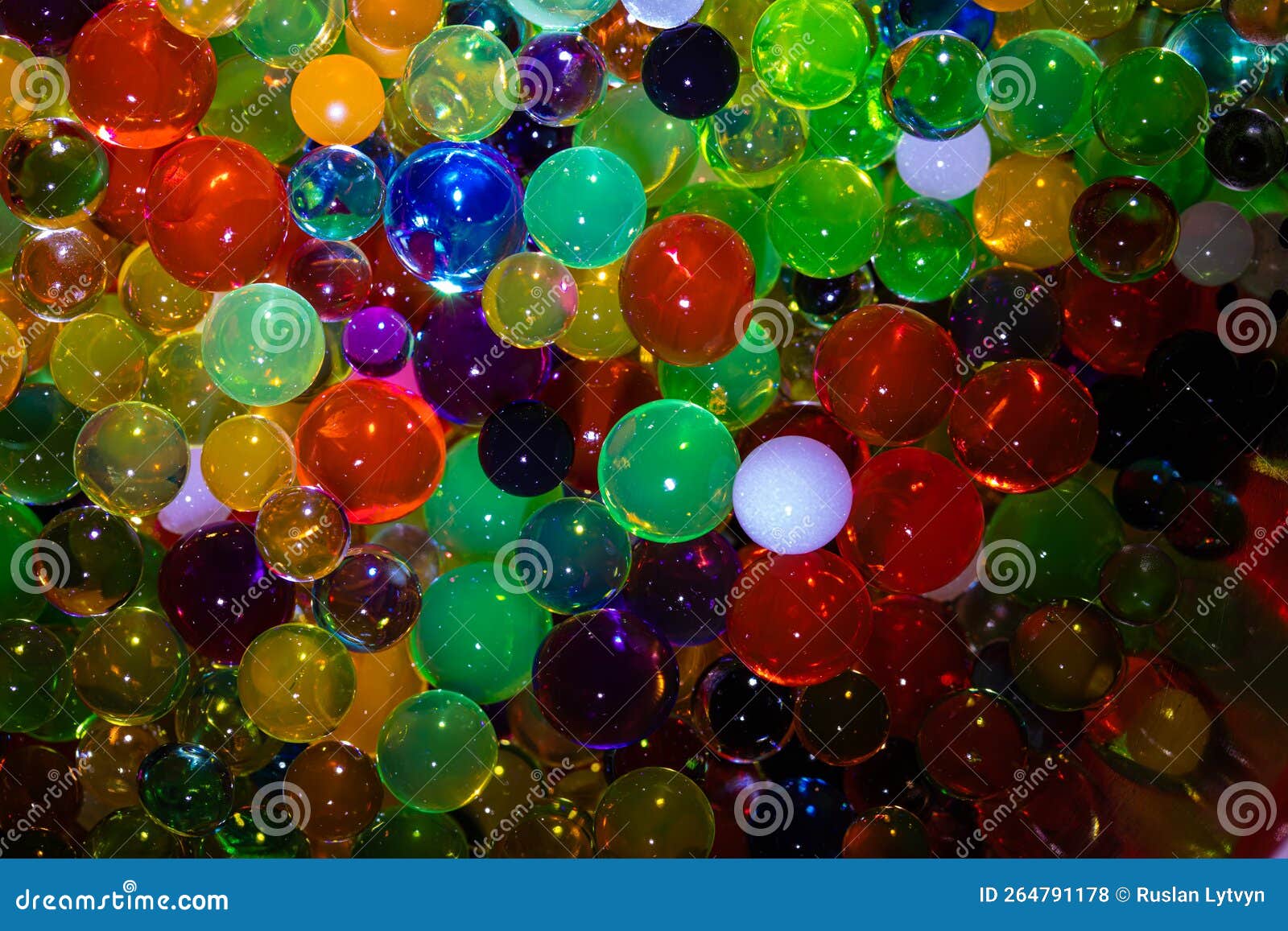 Colorful Hydrogel Balls As Textured Background Stock Photo - Image of ...