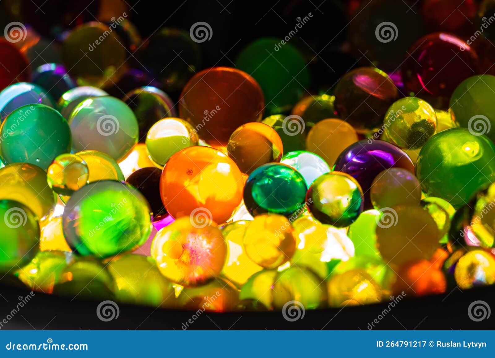 Colorful Hydrogel Balls As Textured Background Stock Image - Image of ...