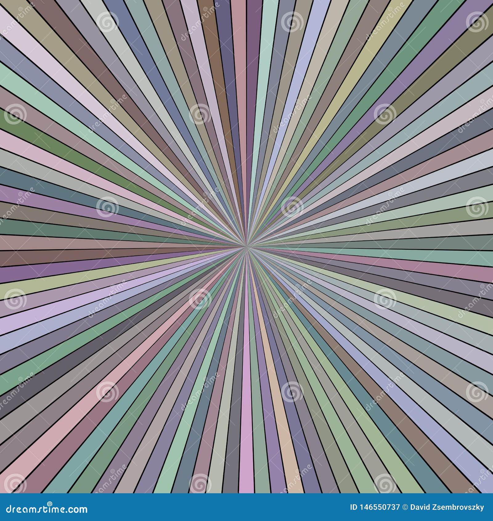 Colorful Hypnotic Abstract Striped Ray Burst Background Design Stock ...