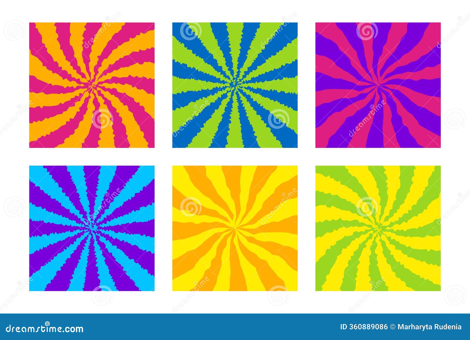 Colorful Hypnotic Backgrounds Swirling in a Psychedelic Spiral Pattern ...