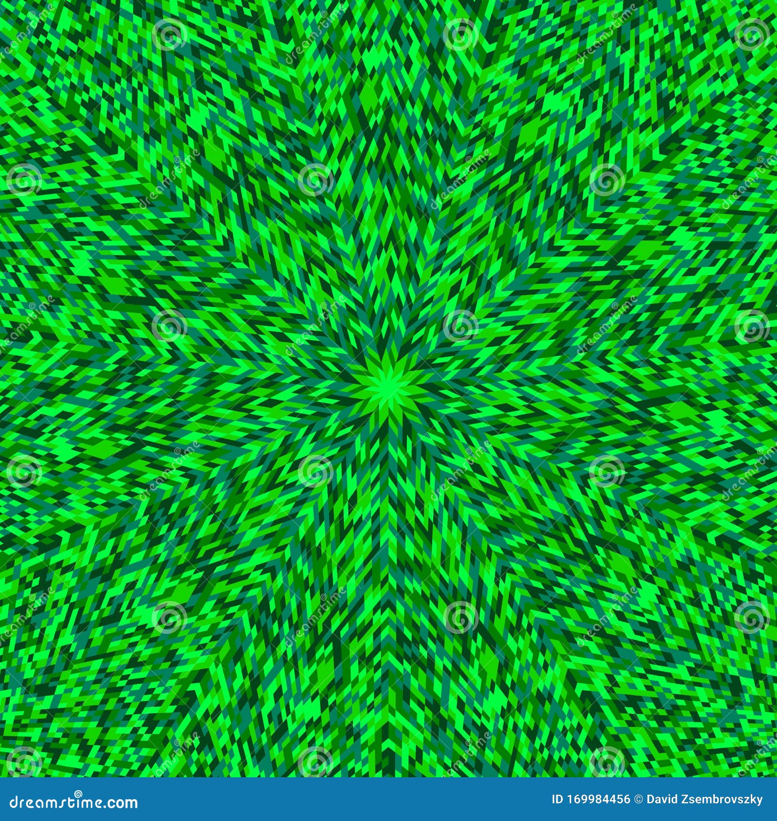 Colorful Hypnotic Geometrical Circular Tiled Pattern Mosaic Background ...