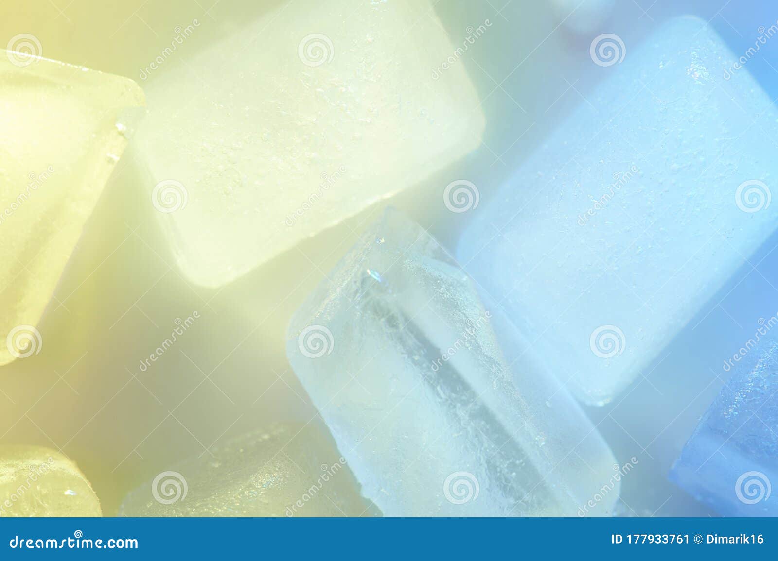 Colorful ice blocks stock image. Image of refreshment - 177933761