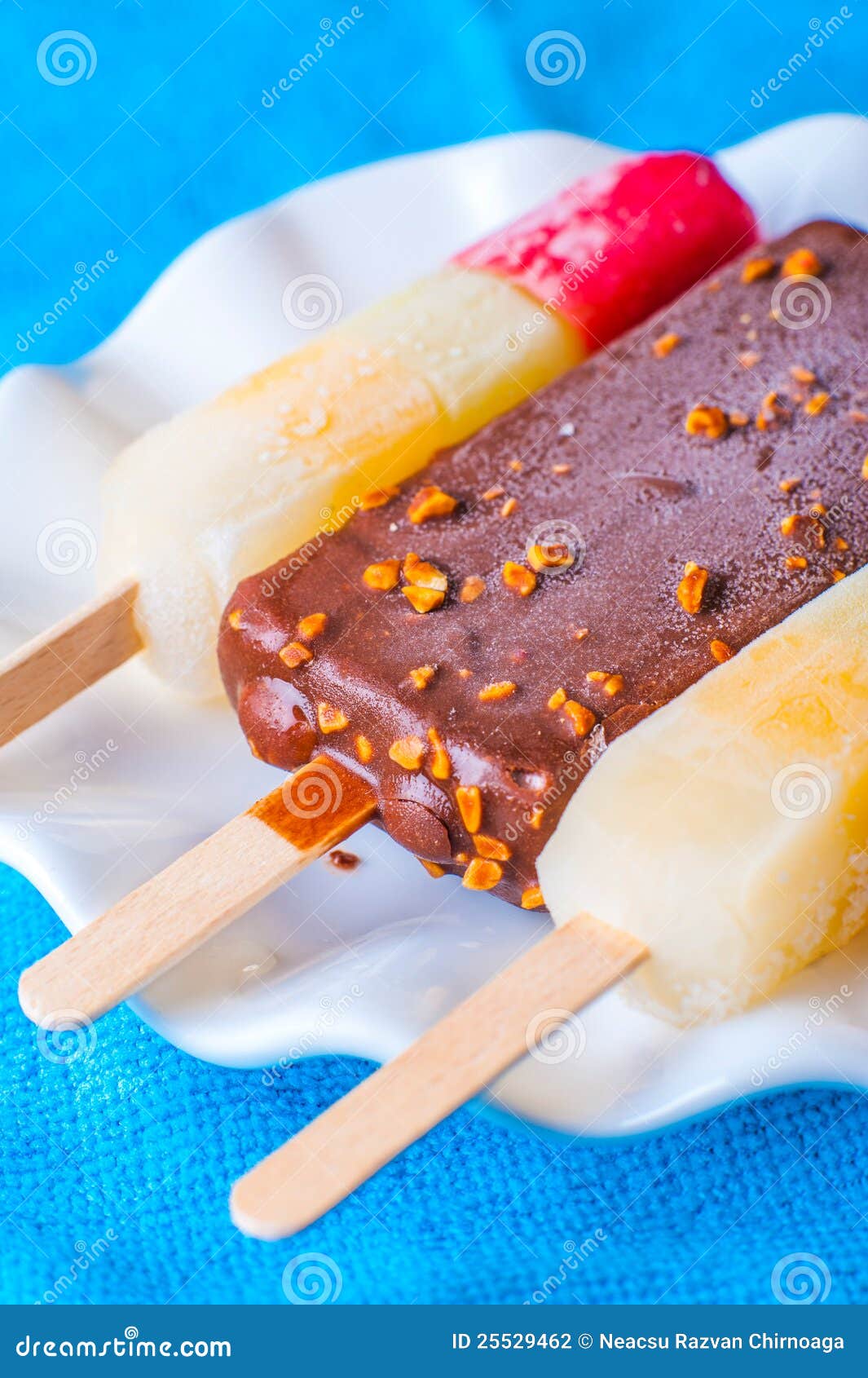 Colorful ice cream pops stock photo. Image of lolly, gourmet - 25529462
