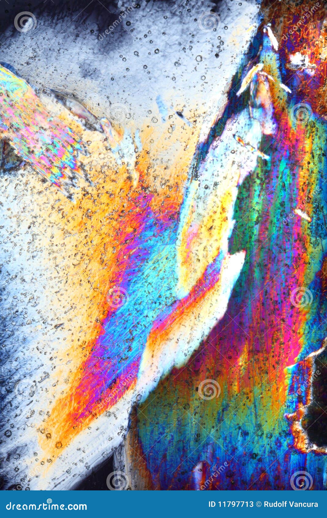 Colorful ice crystals stock image. Image of colours, green - 11797713