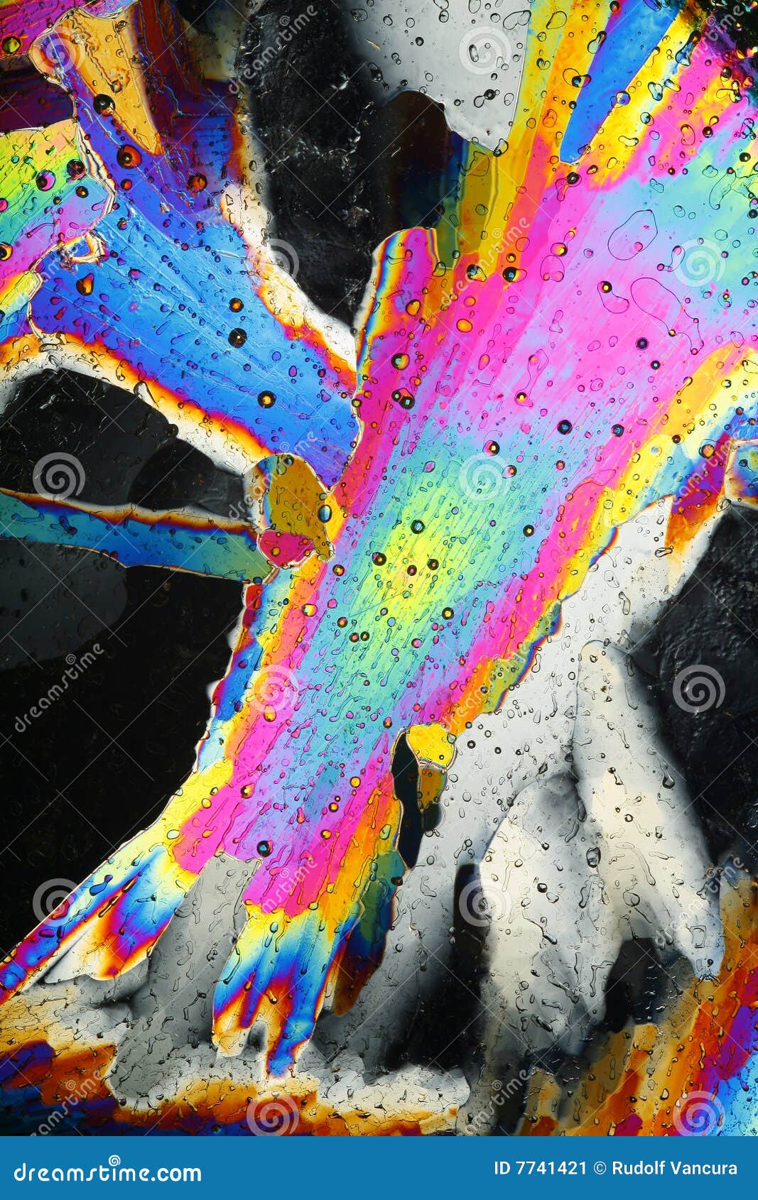 Colorful ice crystals stock image. Image of water, colorful - 7741421