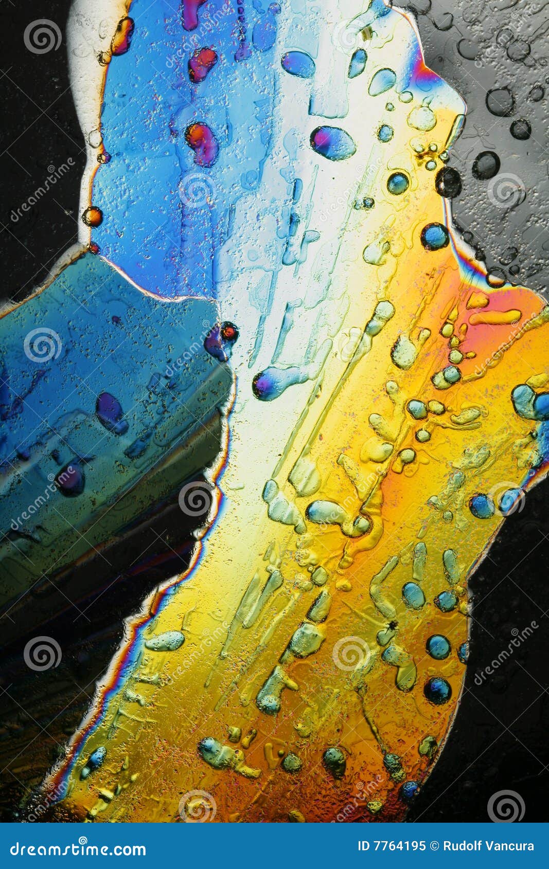 Colorful Ice Crystals Macro Stock Image - Image of details, light: 7764195