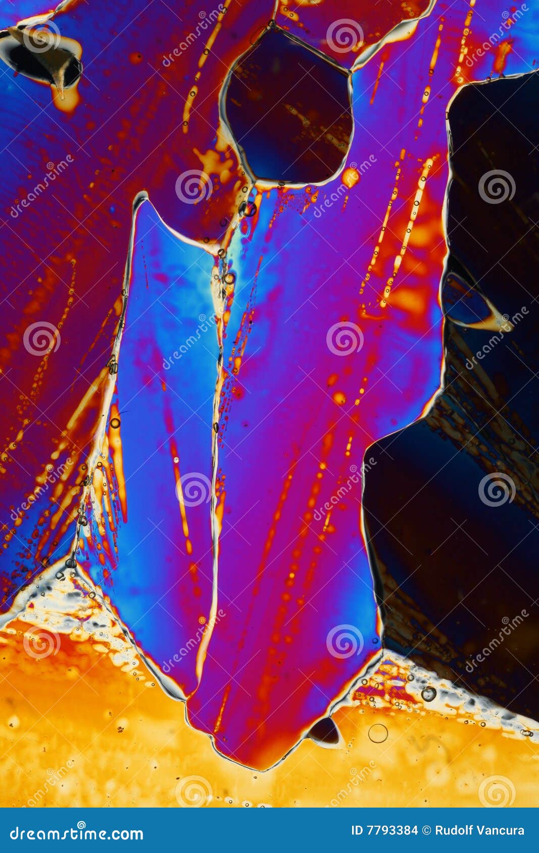 Colorful Ice Crystals Macro Stock Photo - Image of nature, microscopic ...