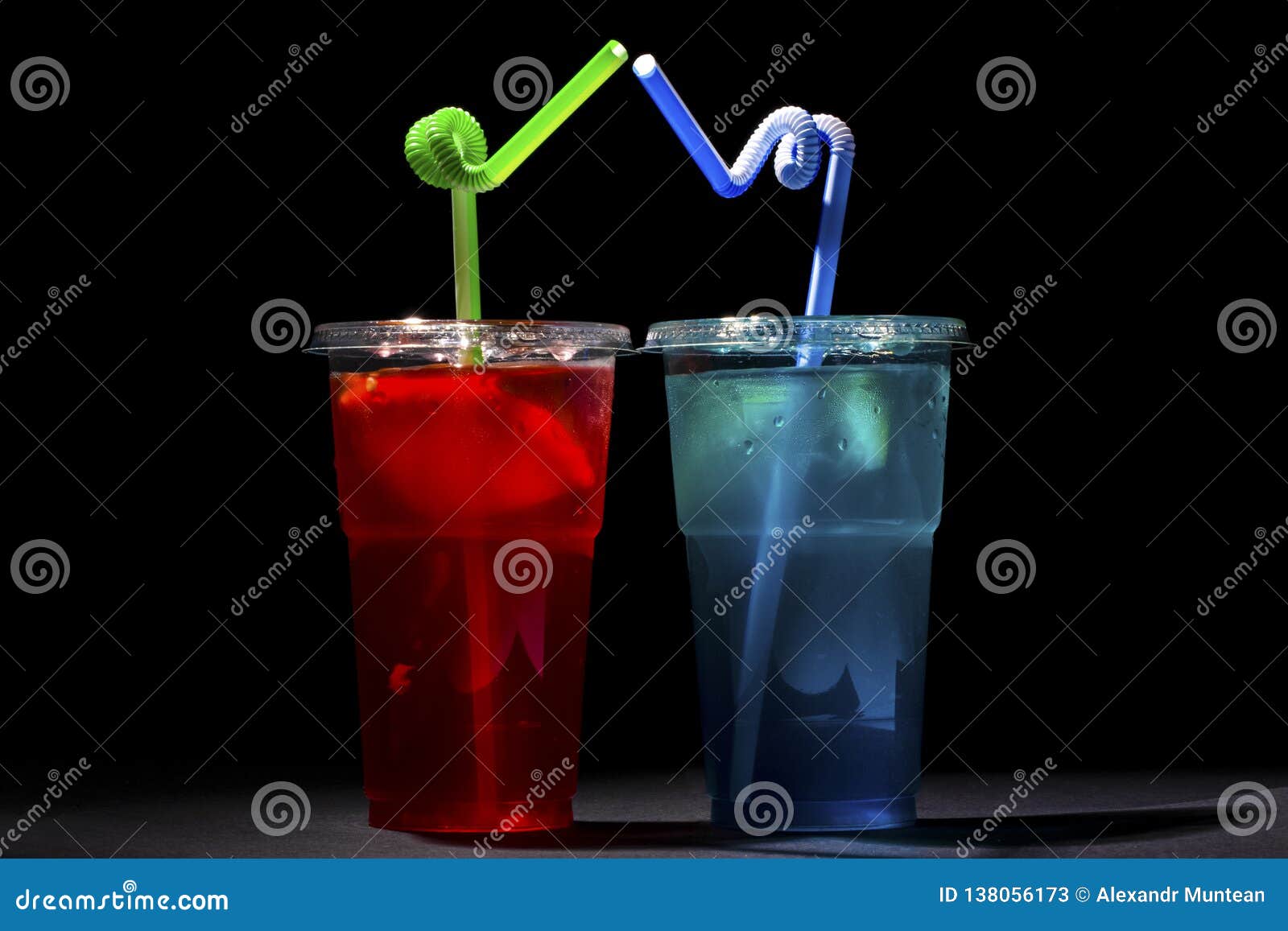 Colorful ice tea stock image. Image of abstract, drink - 138056173