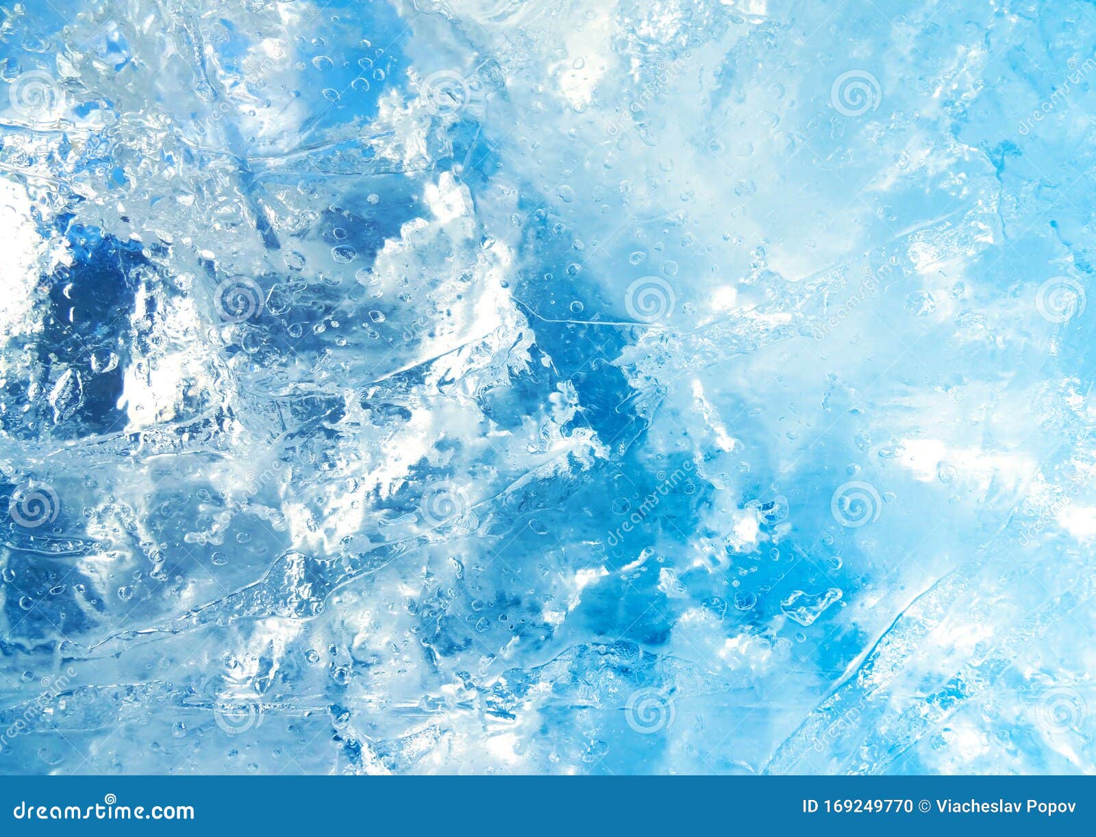 Colorful ice texture stock photo. Image of macro, crack - 169249770
