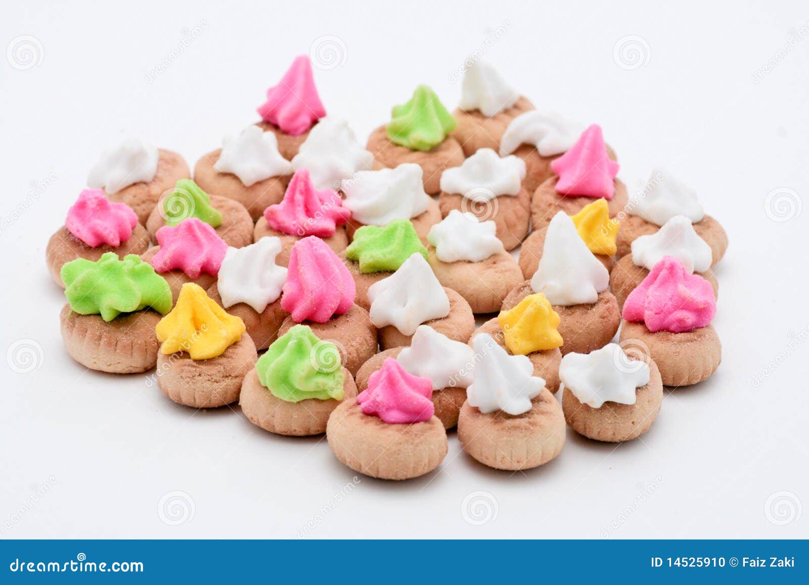 Colorful Icing Biscuit Stock Photo - Image: 14525910