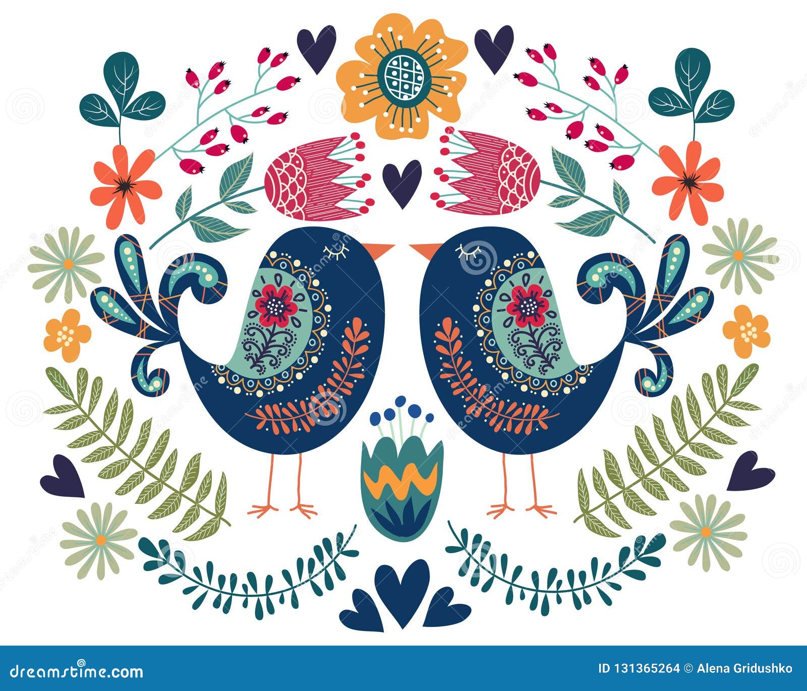 Folk, Design With Trickster God, Swirl Icons On Human Palm, Sun, Eagle ...