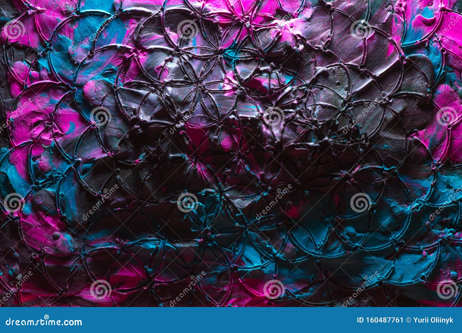 Colorful Illustration Plasticine Texture Smeared on the Board for ...