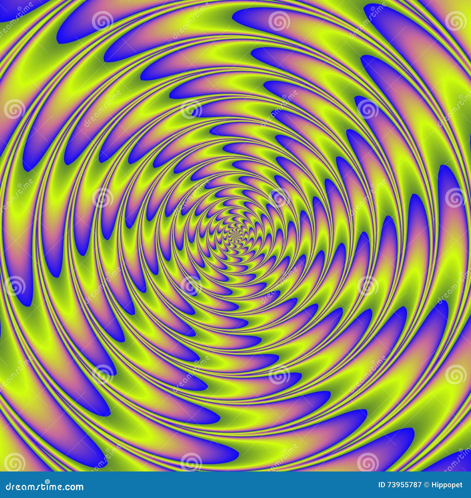 Hypnotic Bright Circles Move To Center. Animation. Hypnotic Animation ...