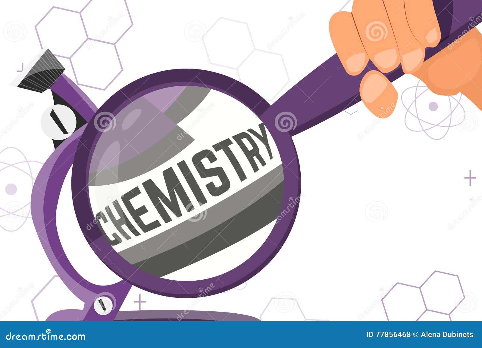 Colorful Illustration with Scientific Instruments and Equipment for ...