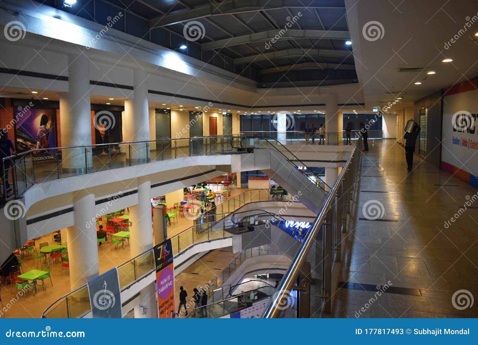 Colorful Image Inside a Shopping Mall in Durgapur Editorial Stock Photo ...