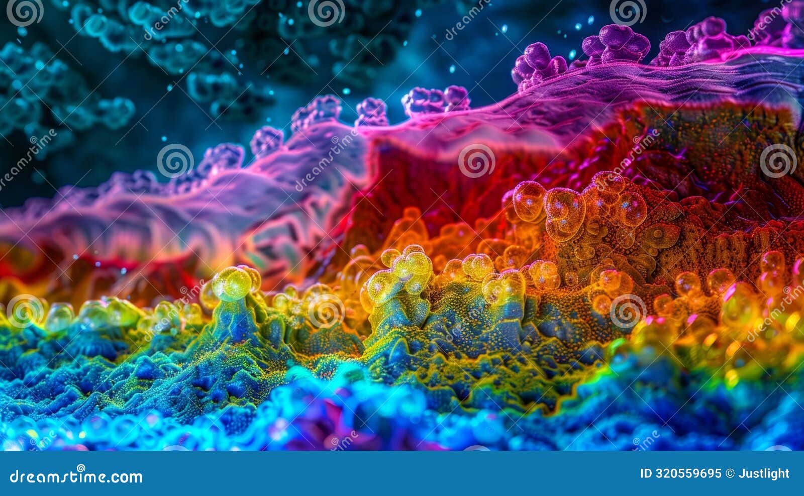 A Colorful Image of the Plasma Membrane with Different Types of Lipids ...