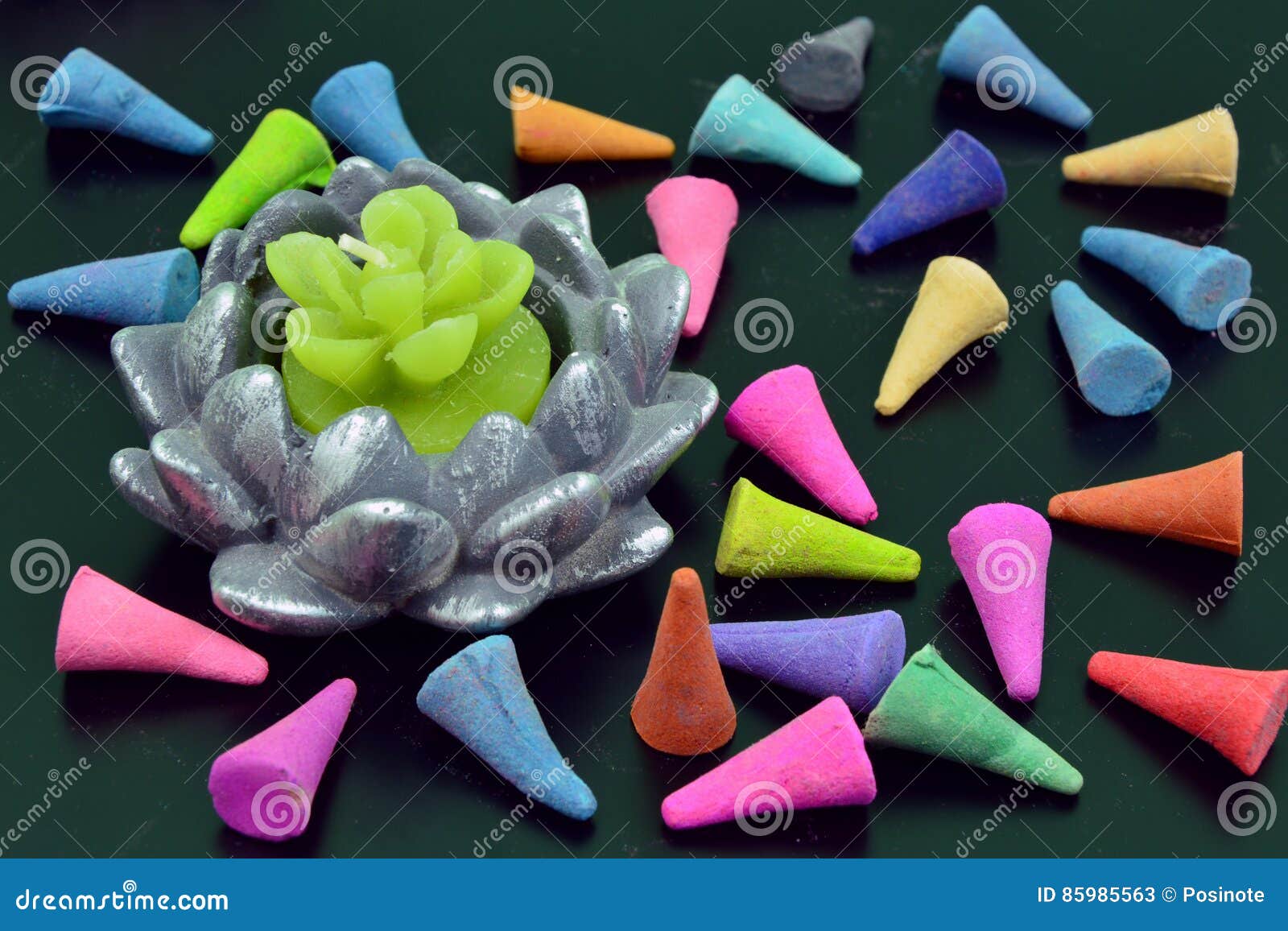 Colorful incense stock image. Image of colorful, candle - 85985563