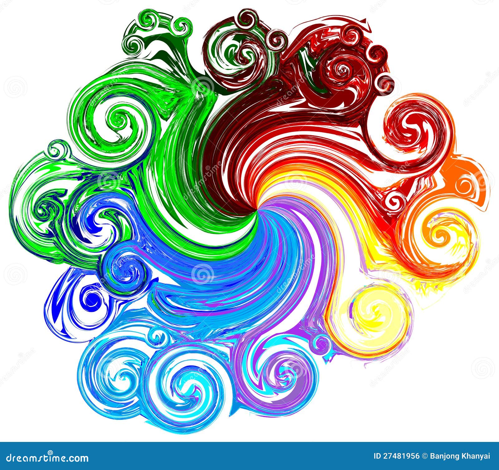 Colorful ,Vector stock vector. Illustration of green - 27481956