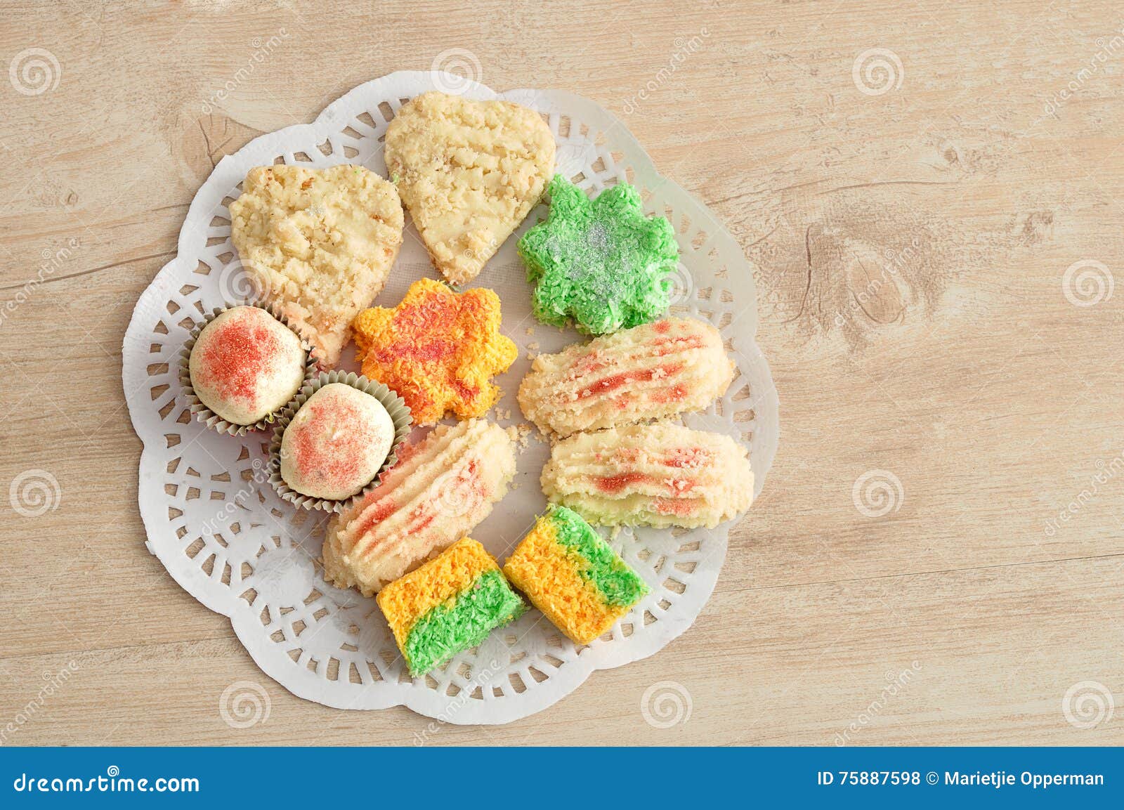 Colorful Indian biscuits stock photo. Image of baked - 75887598