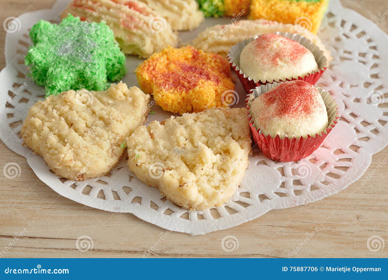 Colorful Indian biscuits stock photo. Image of sweet - 75887706
