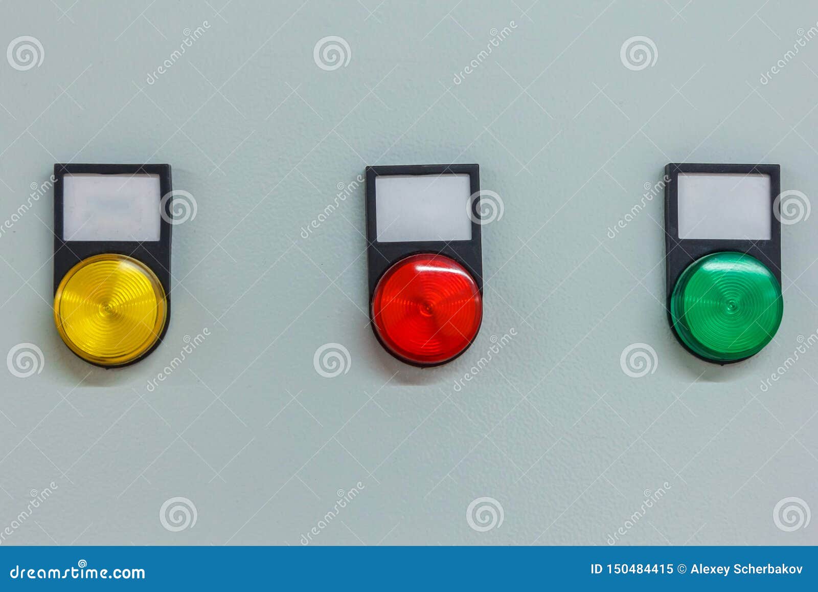 Colorful Indicators and Luminous Buttons on the Instrument Panel Stock ...