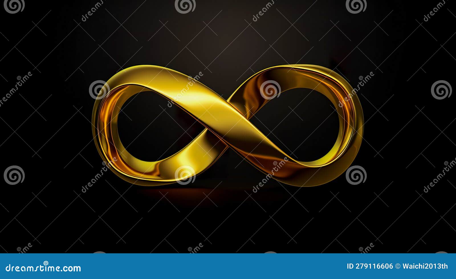 Colorful Infinity Shape Background. Infinity Symbol. Design for ...