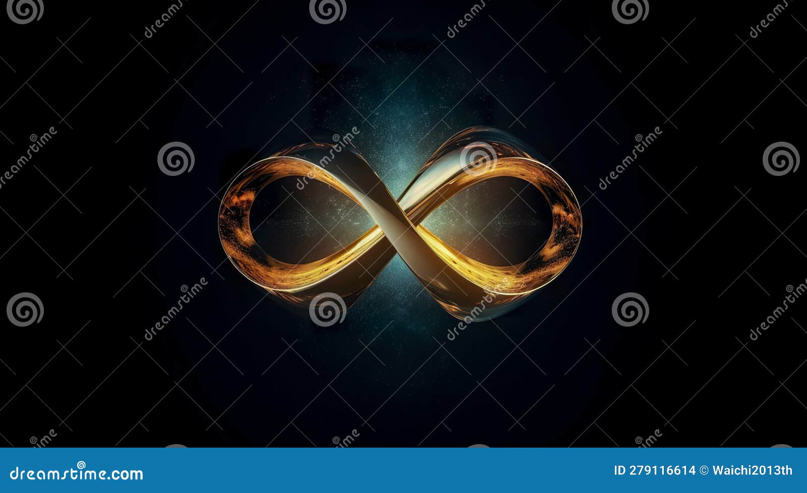 Colorful Infinity Shape Background. Infinity Symbol. Design for ...