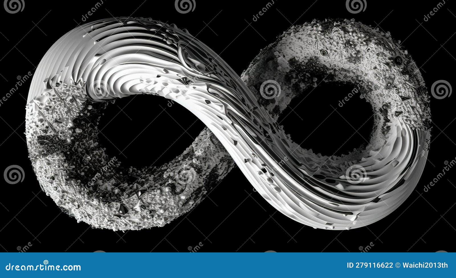 Colorful Infinity Shape Background. Infinity Symbol. Design for ...