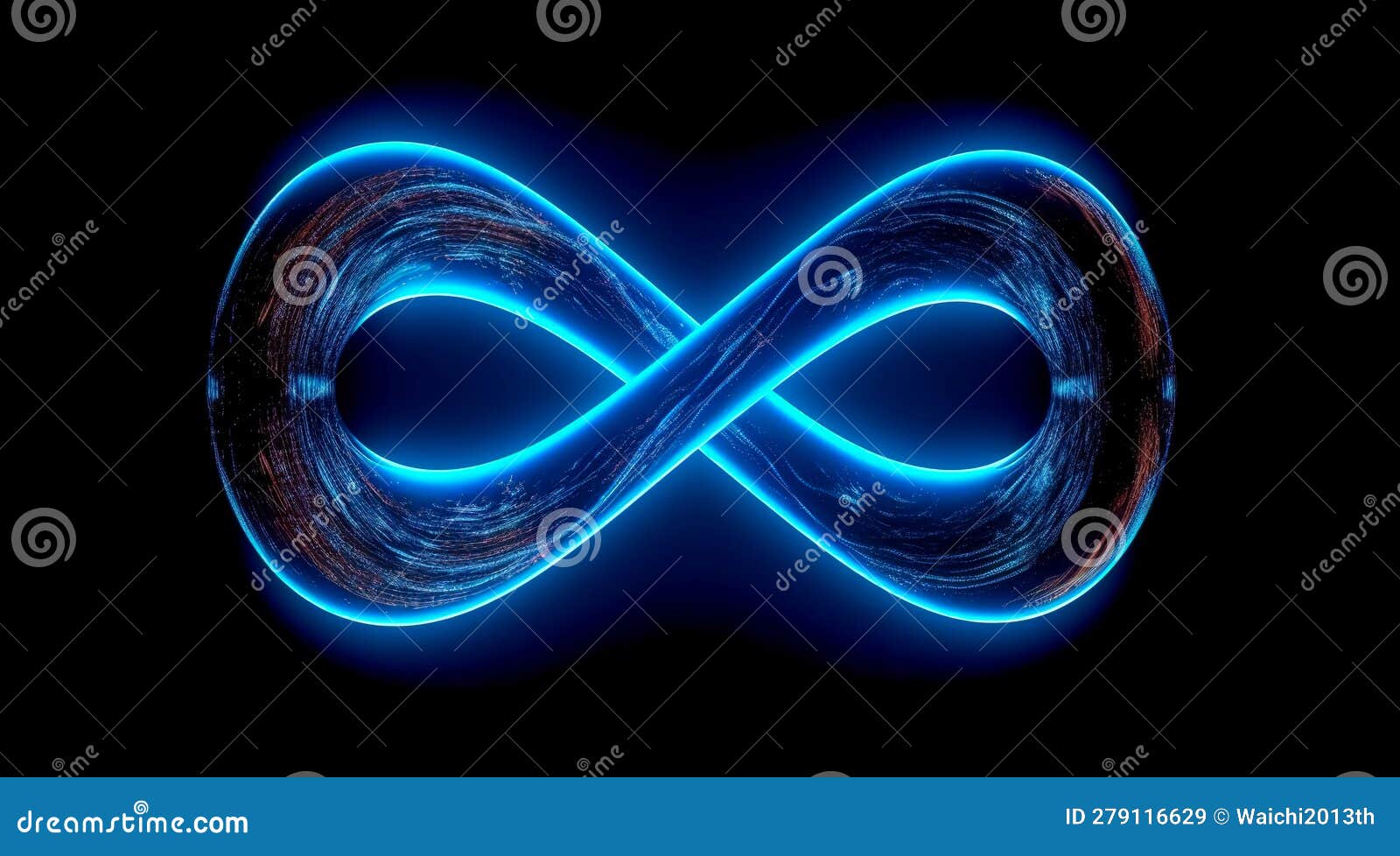 Colorful Infinity Shape Background. Infinity Symbol. Design for ...