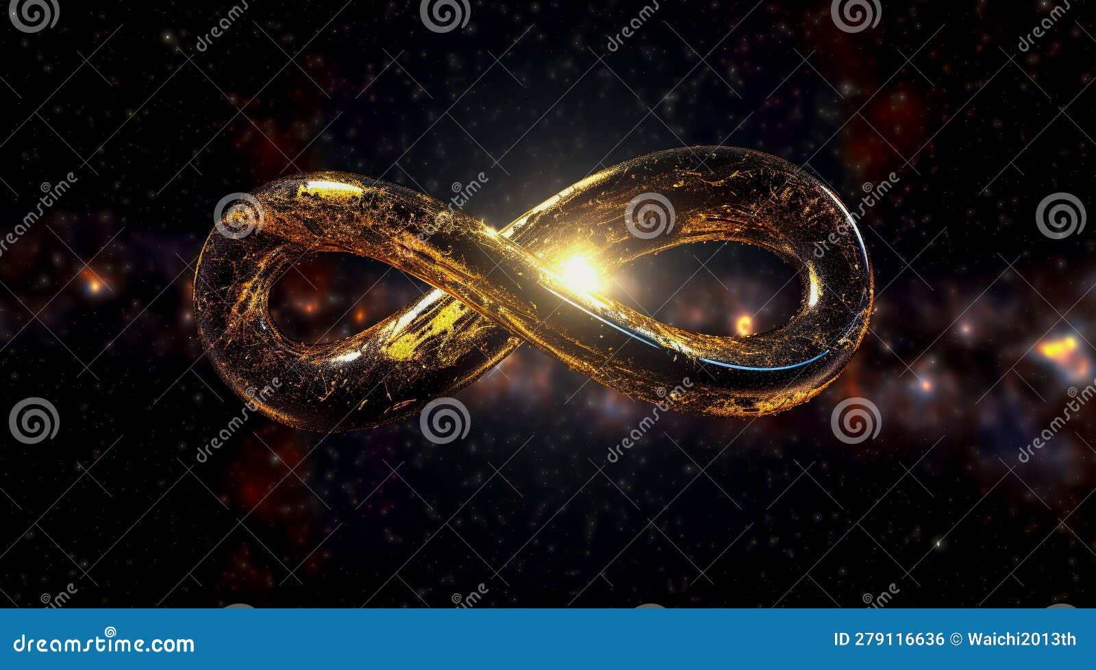 Colorful Infinity Shape Background. Infinity Symbol. Design for ...